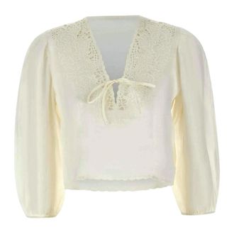 HUGO BOSS C Briketta Bluse - - Blouses & Shirts - Damen - Wei&szlig; - M