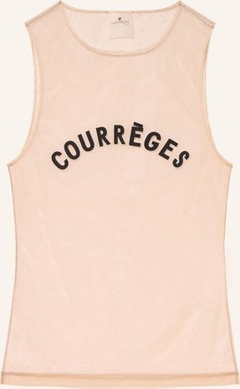 Courrèges Top Illusion beige
