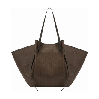 Yuzefi Femme, Sacs, Brun, Taille: ONE Size XL Mochi Woven Raffia