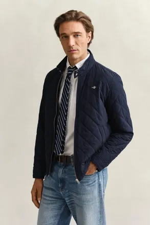 GANT Herren Gesteppter Windcheater (XXXL) EVENING Blau