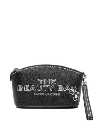 Marc Jacobs Kosmetiktasche mit Buchstaben-Print - Schwarz