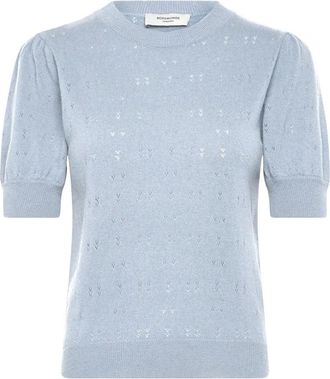 Rosemunde Femme, Pulls, Bleu, Taille: 40 FR Tricot ras du cou