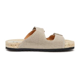 Maneb&igrave; Nordische Hanf Sandalen Hausschuhe - - Shoes - Damen - Beige - 35 EU