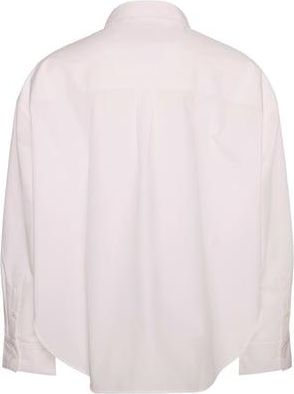 Calvin Klein Chemise &agrave; coupe crop en coton