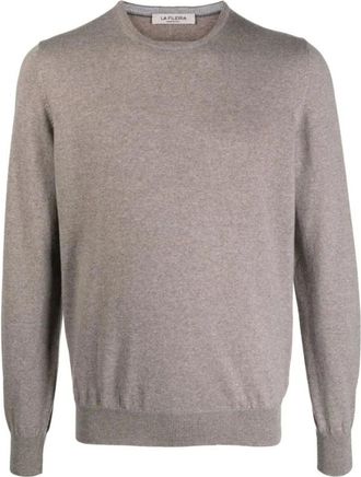 La Fileria Homme, Pulls, Brun, Taille: 5XL Pull en laine &agrave; effet chin&eacute;