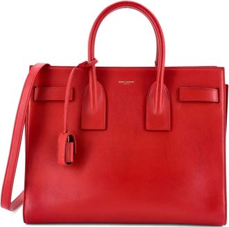 Saint Laurent Sac de Jour Bag Leather Small satchel - Rot