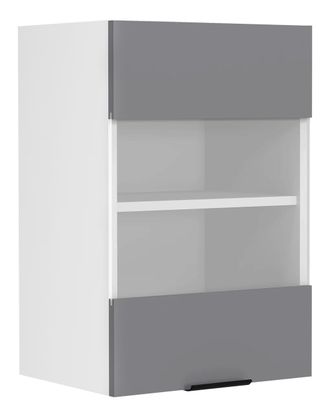 VCM Küchenschrank hängend | Maße ca. H. 60 x B. 40 x T. 31 cm | Hängeschrank mit Glas | Küchenmöbel - Fasola