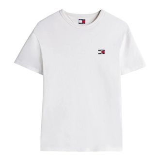 Tommy Jeans Homme, Tops, Blanc, Taille: 3XL T-shirt Cotone