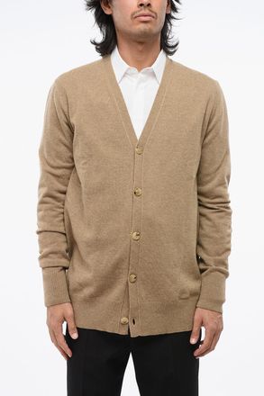 Maison Margiela MM10 Cardigan aus Wolle mit V-Ausschnitt Maison Margiela