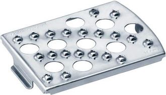 Bosch Reibscheibe grob MCZ4RS1, geeignet für MCM4 Küchenmaschinen, Zerkleinern von Obst und Gemüse, Hobeln von hartem Käse, geschmacksneutral, Edelstahl