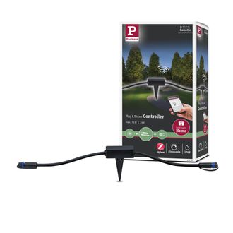 Paulmann 93999 Plug & Shine Zigbee Controller f&uuml;r Au&szlig;enleuchten IP68 SmartHome max. 75 Watt Steuerung dimmbar