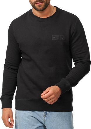 Jack & Jones Infinity Herren Sweatshirt POPS Pullover Sweater Rundhals Langarm Schwarz/Style 2 S