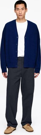 Arket Weite Chinohose Aus Baumwolle -Blau