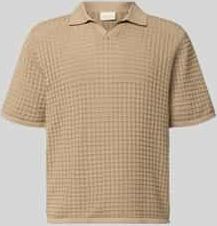 Jack & Jones Regular Fit Poloshirt mit V-Ausschnitt