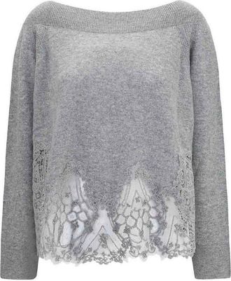 Ermanno Scervino Rundhalspullover - Grau