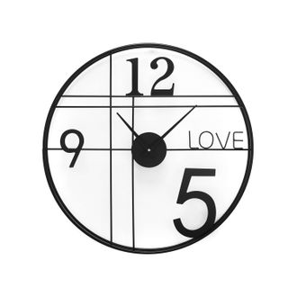 Arte Dal Mondo Adm - Horloge Murale love Time