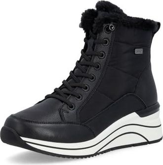 Remonte RemonteTEX D0T80 Bottines classiques pour femme avec semelle l&acirc;che et imperm&eacute;able, Noir 00., 37 EU Weit