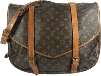 Louis Vuitton unisex, Pre-owned, Brun, Taille: ONE Size Sac bandouli&egrave;re en toile Monogram Pre-owned