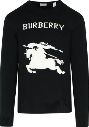 Burberry Pull Burberry en laine et cachemire noir