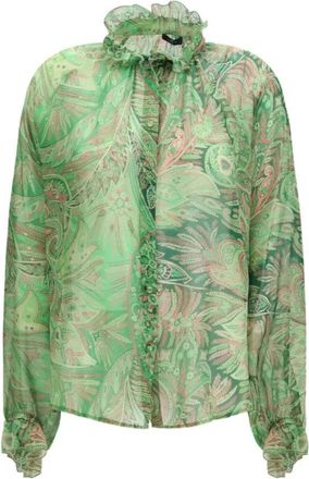 Etro Femme, Blouses et Chemises, Multicolore, Taille: 40 FR Chemise &agrave; Volants Paisley