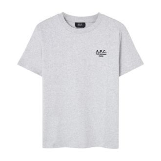A.P.C. T-Shirt mit Stickerei - - Tops - Herren - Grau - XS