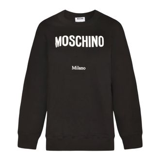 Moschino Damen, Sweatshirts & Hoodies, Schwarzk, SGr&ouml;&szlig;e