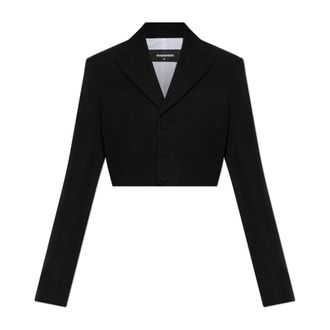Dsquared2 Damen, Jacken, Schwarzk, 2XSGr&ouml;&szlig;e