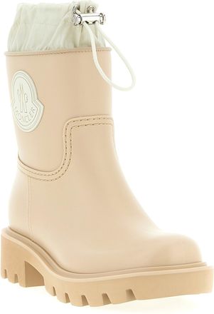 Moncler Kickstream Rain Boot - Cream