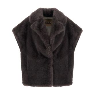 Herno Veste courte &agrave; col &agrave; revers - Femme - Vestes - Gris - Taille: 36 FR