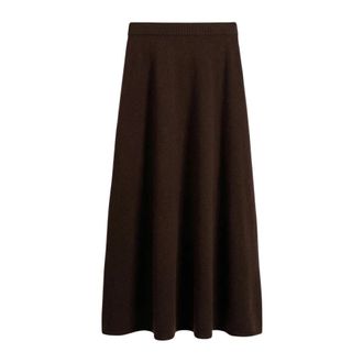 Roberto Collina Midi-Rock - - Skirts - Damen - Braun - S
