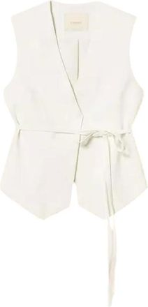 Twinset Femme, Vestes, Blanc, Taille: 40 FR Vestes