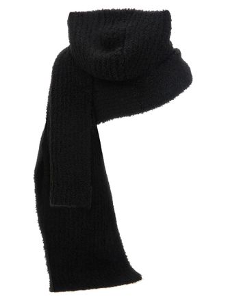 Maison Margiela Boucl&eacute; Textured Scarf - Black