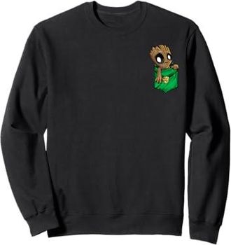 MARVEL Comic Groot Left Chest Pocket Sweatshirt