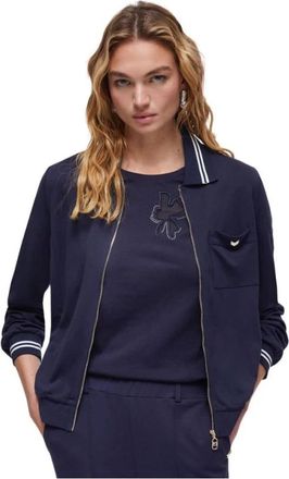 Liu Jo Femme, Sweatshirts et sweats &agrave; capuche, Bleu, Taille: 36 FR SweaT-shirts & SweaT-shirts &agrave; capuche