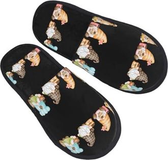 Generic Gnome Amateur De Caf&eacute;, Gnome Mignon Homme Femme Chaussures De Maison Confortable Pantoufles Respirantes Chaussons Pour Int&eacute;rieur Ext&eacute;rieur Maison M