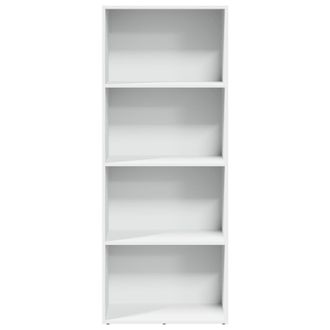 Generic Aufbewahrungs-B&uuml;cherregal, Vertikaler Offener Regal-Organizer, B&uuml;cherregal aus Holzwerkstoff f&uuml;r Wohnzimmer, Schlafzimmer, B&uuml;ro (Wei&szlig; 31)