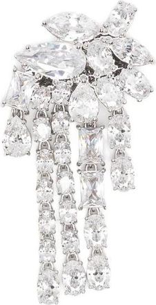 Self Portrait Femme, Accessoires, Blanc, Taille: ONE Size Pf26 Knot Earrings
