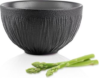 Wilmax England Wilmax - Schale aus Porzellan - 1600ml - Salatsch&uuml;ssel - Schwarzer Sch&uuml;ssel f&uuml;r Snacks, Salat -Obstschale - M&uuml;sli-Schale - Elegant und Kratzfest - Ide