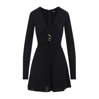 Roberto Cavalli Mini-robe Serpentine - Femme - Robes - Noir - Taille: 40 FR