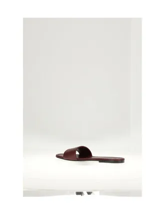 Celine Easy Mule - Burgundy
