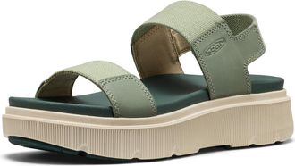 Keen Womens Elle Mila Backstrap Sandals, Lily Pad/Dark Forest, 37.5 EU, Lily Pad Dark Forest, 37.5 EU