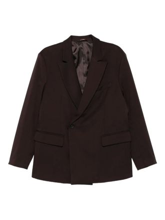 Imperial blazer en coton à simple boutonnage - Marron