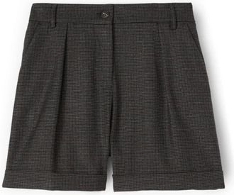 Motivi Femme, Shorts, Gris, Taille: 46 FR Shorts Courts &agrave; Carreaux