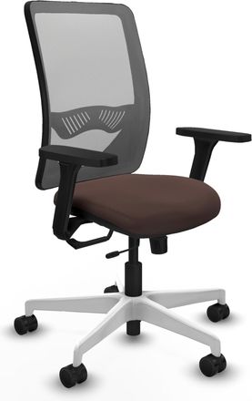 Piqueras y Crespo B&uuml;rostuhl mit R&uuml;ckenlehne, Gitter Zulema mit 3D-Armen, h&ouml;henverstellbare Lendenwirbelst&uuml;tze, ausgestattet mit Synchron/Translack und Schneideschaum, G