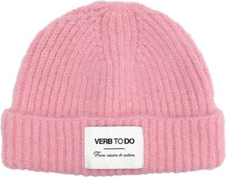 VERB TO DO Just Creating Beanie - - Accessories - Damen - Rosa - ONE SIZE