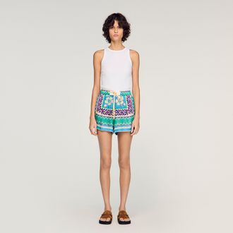 Sandro Short court &agrave; imprim&eacute; fleur