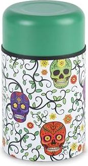 Excelsa Porte-repas thermique avec cr&acirc;nes, acier inoxydable, 750 ml, garde au chaud 6 heures et froid 12 heures