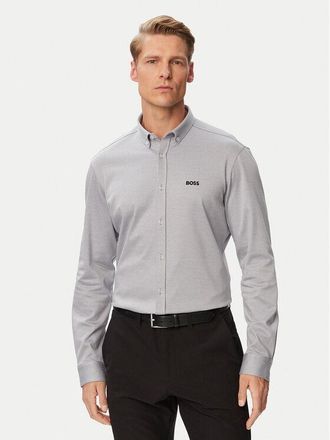 HUGO BOSS Hemd St_Motion L 50555946 Dunkelgr&uuml;n Regular Fit