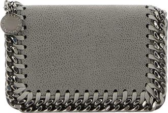 Stella McCartney Femme, Sacs, Gris, Taille: ONE Size Falabella Small Flap Wallet