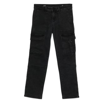 AG - Adriano Goldschmied Knokke Slim Cargo Hose - - Jeans - Damen - Schwarzk - W25